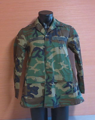 US Marine Corps USMC Woodland BDU Camo Utility Work Maternity Coat ...