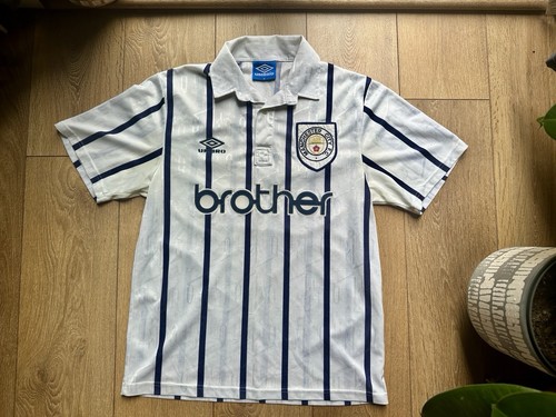 Original Manchester City Umbro third shirt (Oasis, rare, Brother, 1990s ...