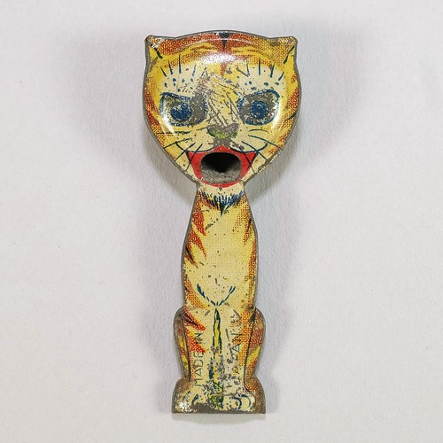 1920s Antique Tin-Lithographed Figural Cat Toy Whistle – Japan | eBay