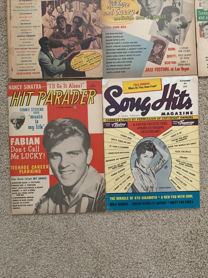 Lot of (17) Hit Parader/Song Hits/Circus Magazines 60-80s Bowie Van ...
