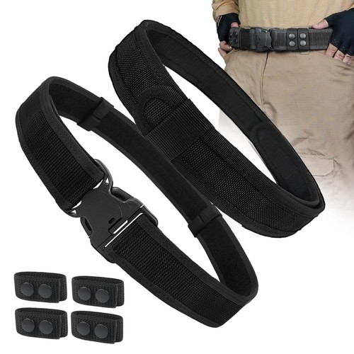 Duty Belt w/Hook Lining 2" Police Tactical Belt Law Enforcement ...
