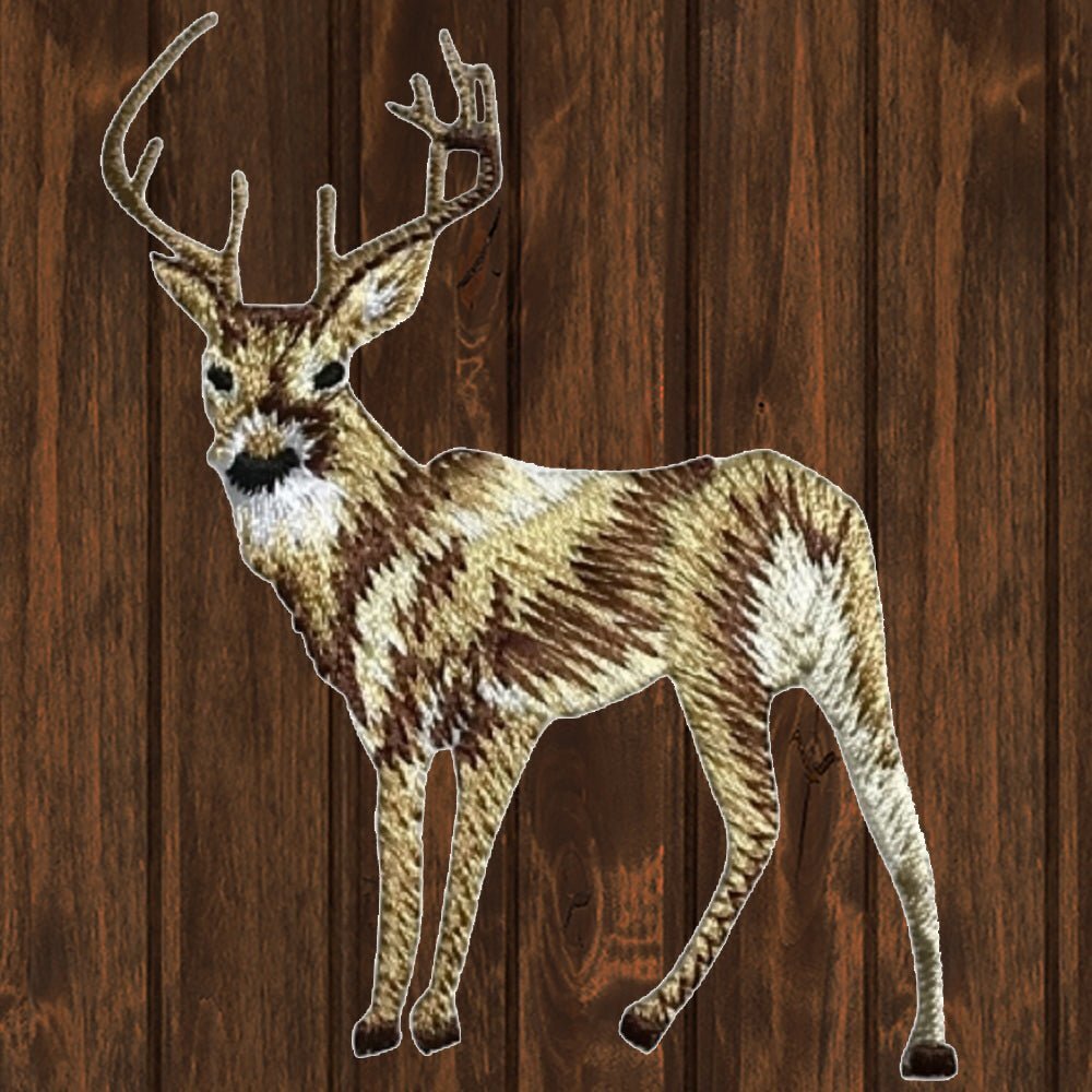 Deer Embroidered Patch — Iron On — Large | eBay