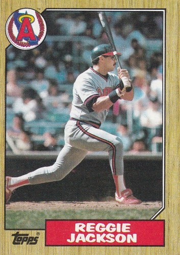1987 Topps #300 Reggie Jackson - California Angels | eBay