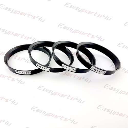 4x spigot rings 73,1 mm - 70,6 mm Conversion for alloy wheels | eBay ...