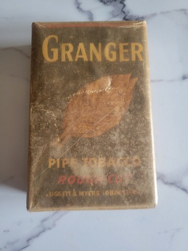 Vintage Advertising Granger Pipe Tobacco Rough Cut Cardboard Box | eBay