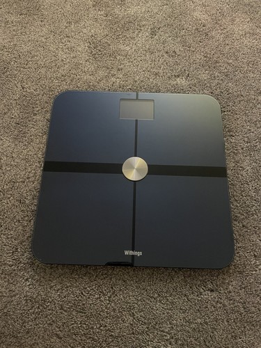 WITHINGS Smart Body Analyzer Scale WS-50 Black Wifi Bluetooth BMI ...