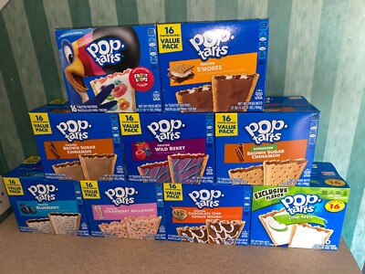 Pop Tarts USA RARE Exclusive Flavours 16 Pastries - Choose your own | eBay