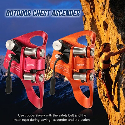 Climbing Ascender Non-slip Safe Catch Rappelling Gear Equipment Left ...