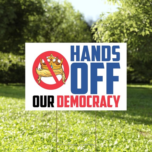 Hands Off Our Democracy Anti Fascist No Kings In America Resistance ...
