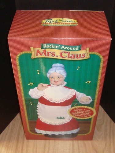 Rockin' Around Mrs. Claus Dancing Animated Christmas Tested and Works ...