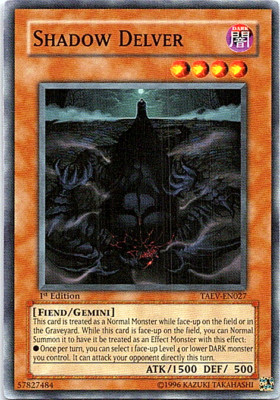 Shadow Delver TAEV-EN027 Yu-Gi-Oh! Card Heavy Play 1st Edition | eBay