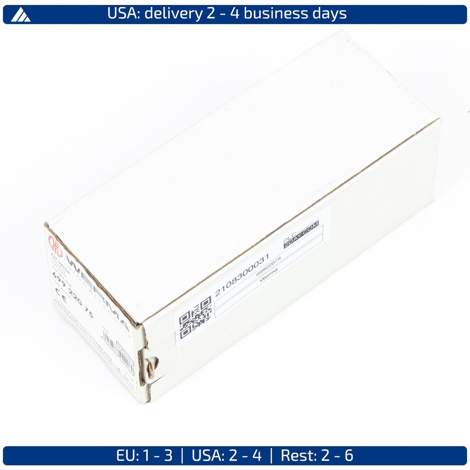 WERMA 69922075, K37 plug EM Pulse tone 24VAC/DC GN/RD, 69922075 ...