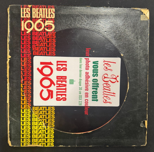 RARE FRENCH LP THE BEATLES LES BEATLES 1965 ODEON OSX 228 GREEN STICKER ...