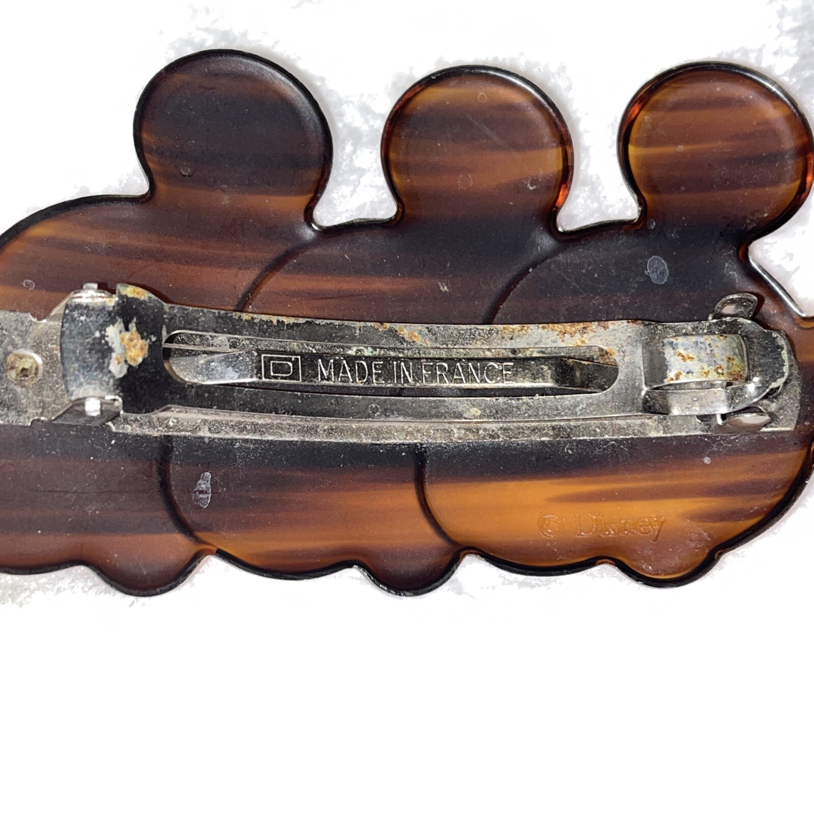 Rare Vintage Faux Tortoise Shell Mickey Mouse Barrett… - Gem
