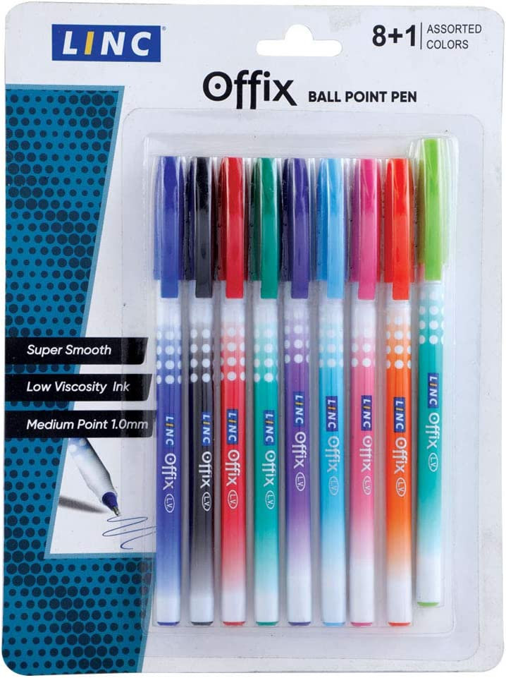 Linc Offix Super Smooth Ball Point Pen 8 1 PK - Assorted for sale ...