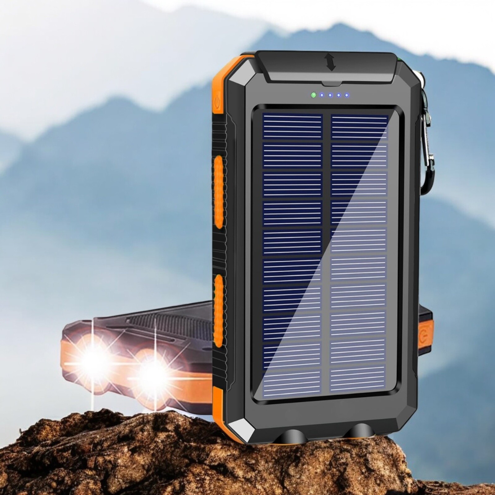 Solar Charger, 38800mAh Portable Solar Power Bank for All Cellphones ...