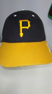Team MLB Pittsburgh Pirates Baseball Hat Cap Black Yellow Logo YOUTH ...