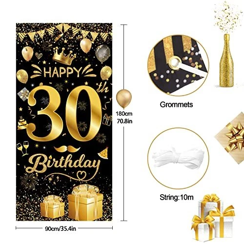 30th Birthday Banner