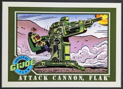 Attack Cannon Flak 1991 GI Joe Impel Card #56 (NM) | eBay