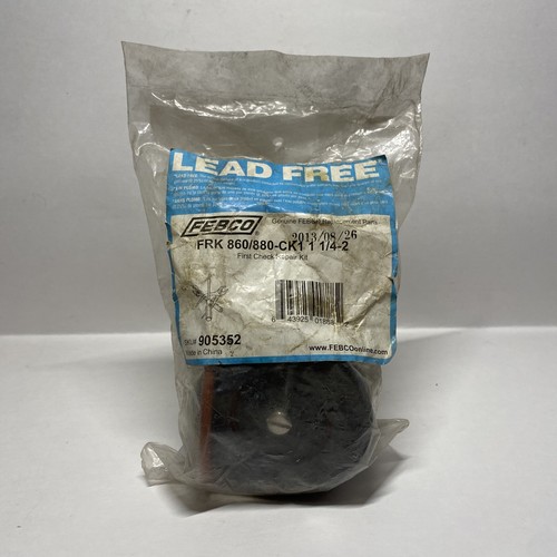 Febco 860/880 1 1/4"-2" First Check Repair Kit 905352 NIB 643925018882 ...