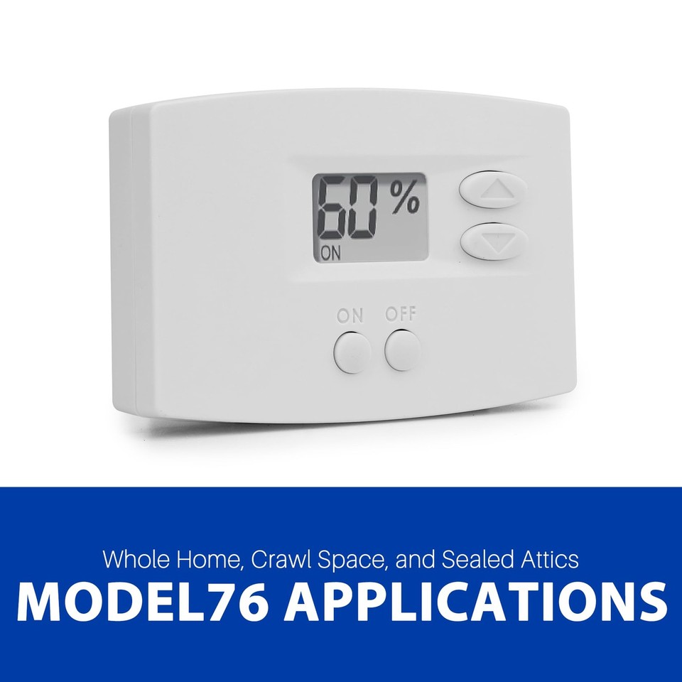76 Digital Wall Mount Dehumidifier Control, Compatible with 1800 Series ...