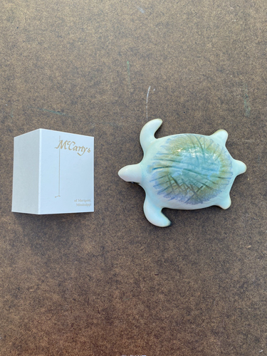 McCARTY POTTERY MERIGOLD MISSISSIPPI DELTA BEAUTIFUL JADE TURTLE ...