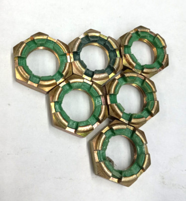 MILITARY STANDARD P/N MS17826-10 Self-Locking Slotted Hexagon Nut (6 ...