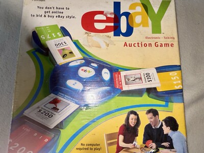 Vintage 2001 EBay Auction Electronic Talking Board Game Hasbro ...