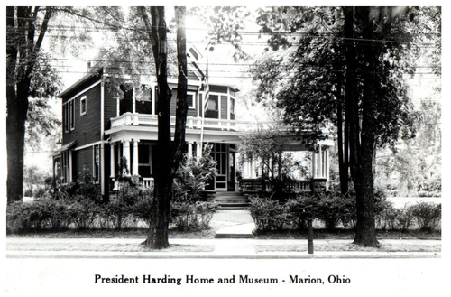 President Harding Home and Museum Marion Ohio Postcard | eBay