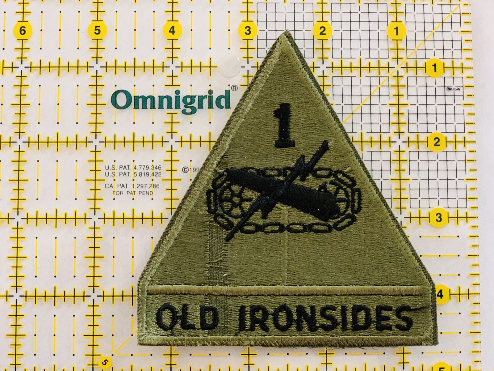 US Army 1st Armored Division OLD IRONSIDES Patch Armor Tank Patch | eBay