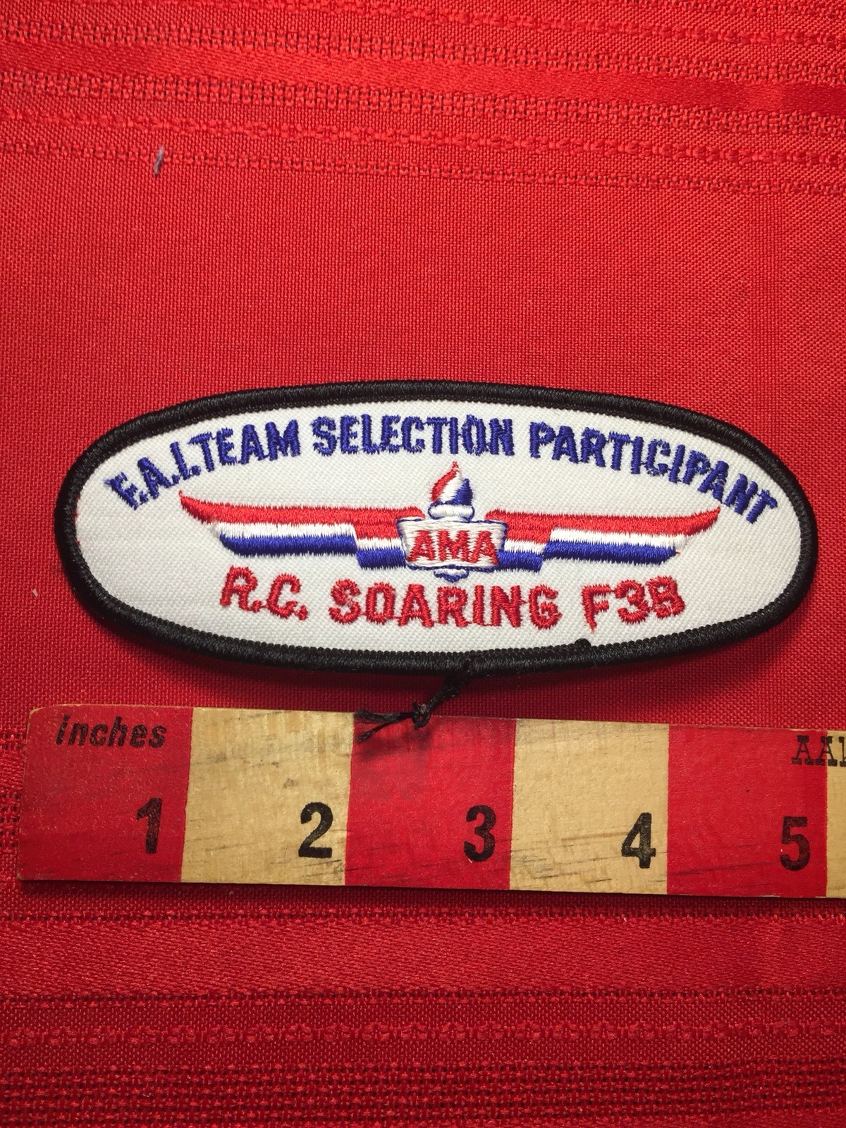 AMA Academy Model Aeronautics Patch FAI Team Sel Participant RC SOARING ...