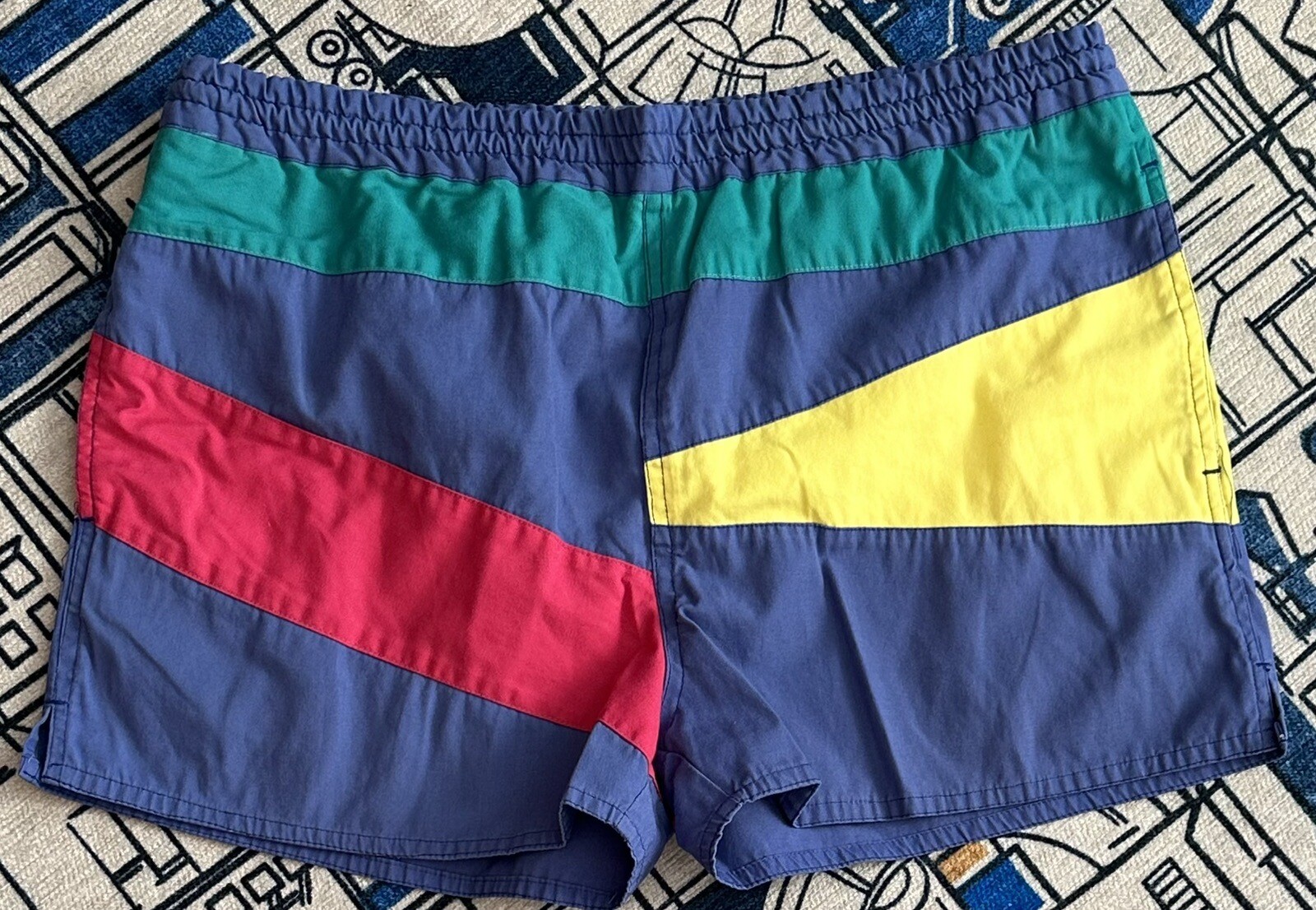 Vintage 80's Generation One Swim Trunks Men's Size ME… - Gem