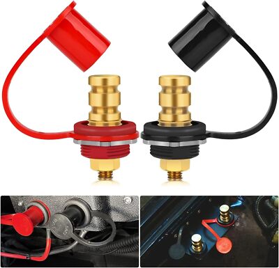 2PCS Battery Charger Post 250A Remote Battery Terminals, Stud Battery ...