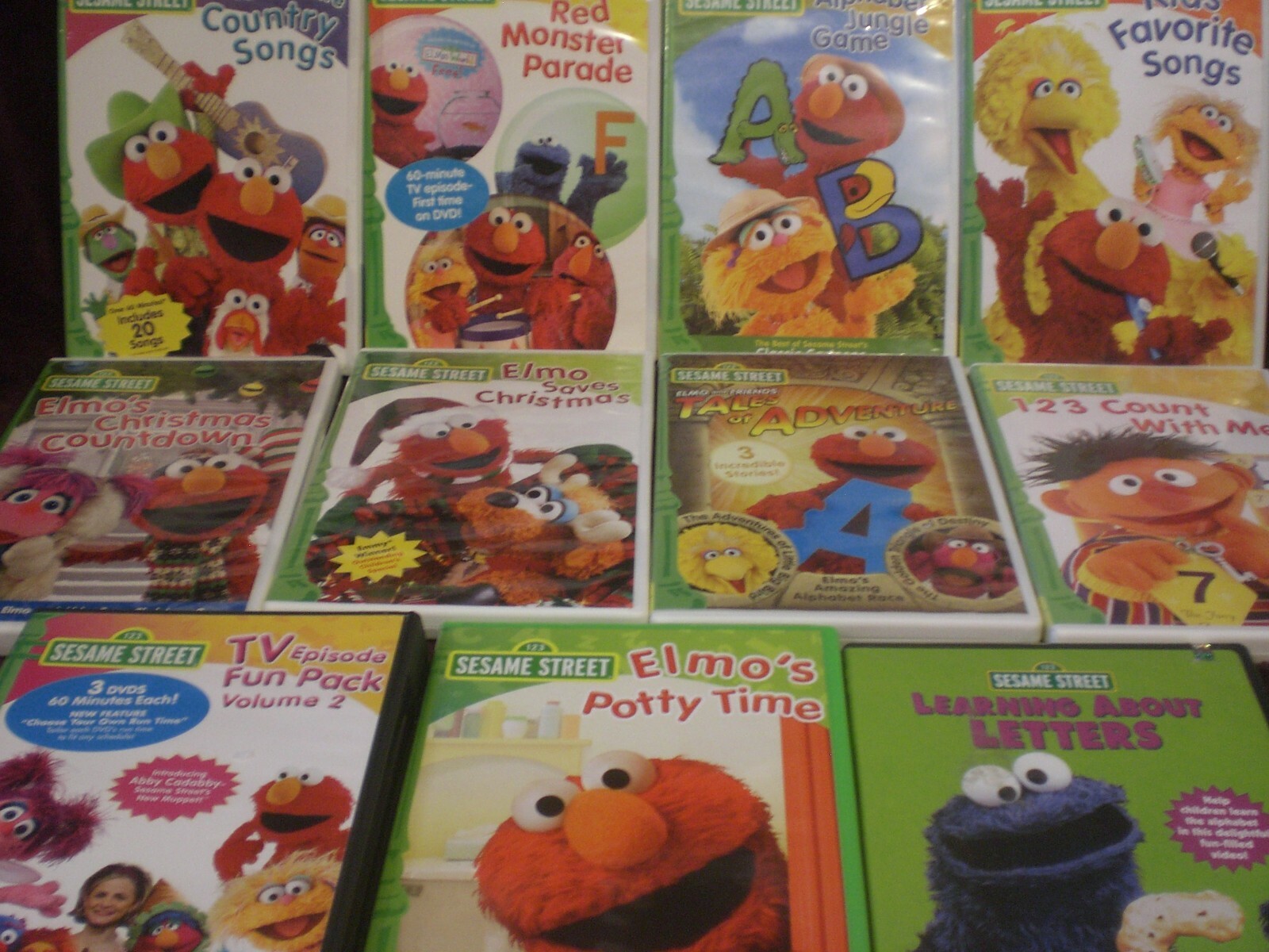 Lot of 11 Sesame Street DVDs b | eBay