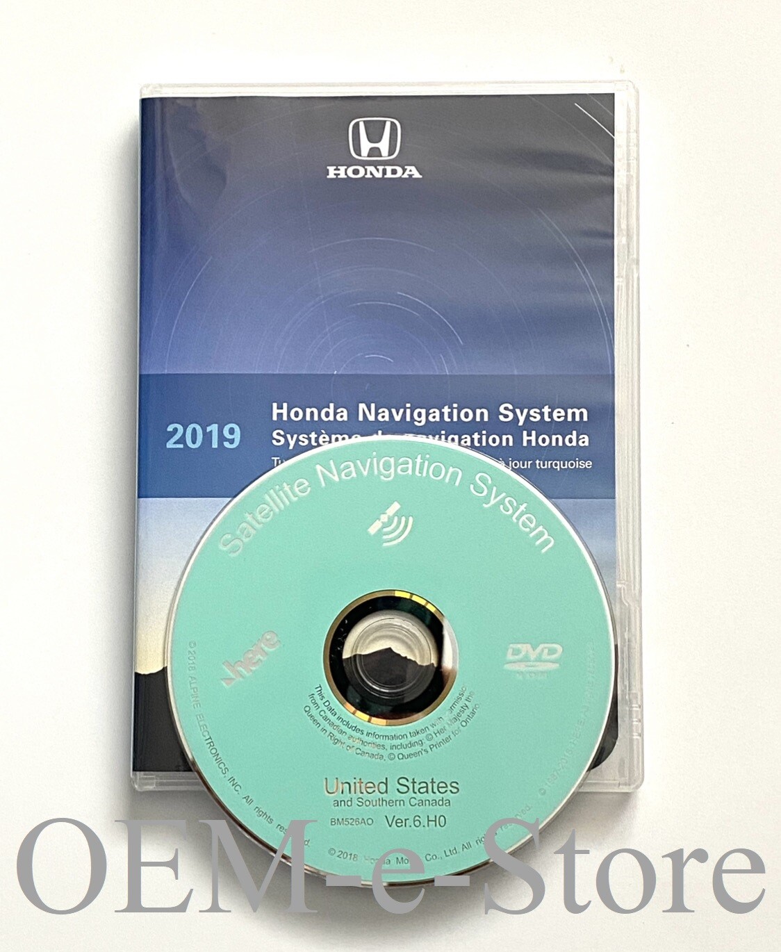 2007-2011 Honda CRV Fit Element Insight GPS Navigation DVD U.S Map 2019 ...