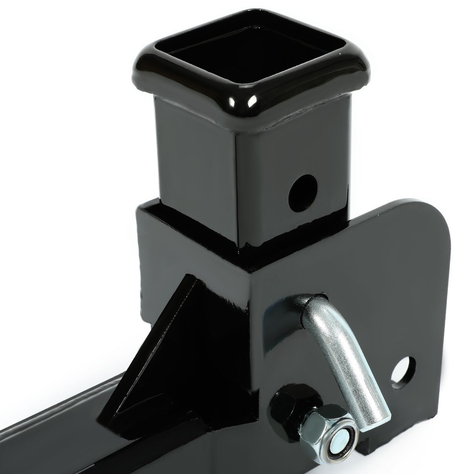 Folding 2" Trailer Hitch Shank Mount Cargo Wheelchair Carrier Adapter ...