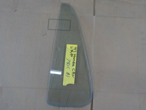 1997 honda crv vr-v left driver side rear door vent glass window 781c ...