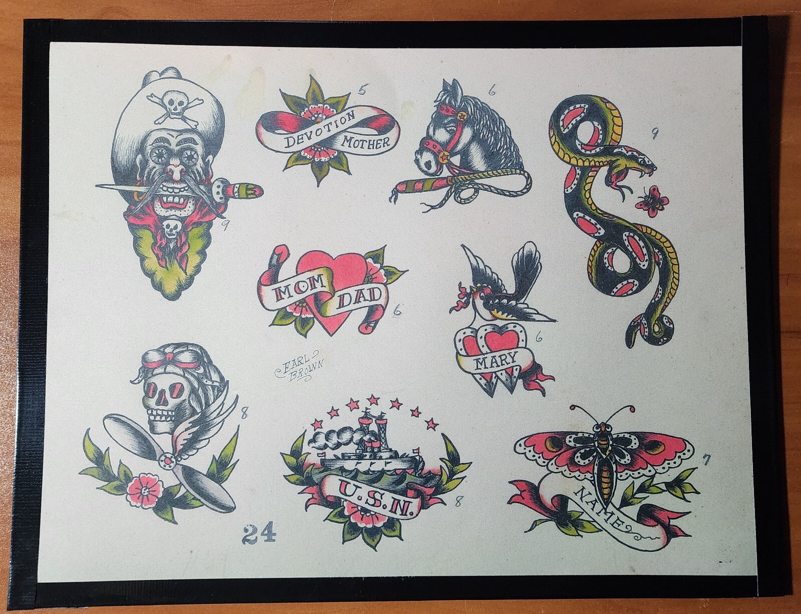 American Traditional Tattoo Snake Designs