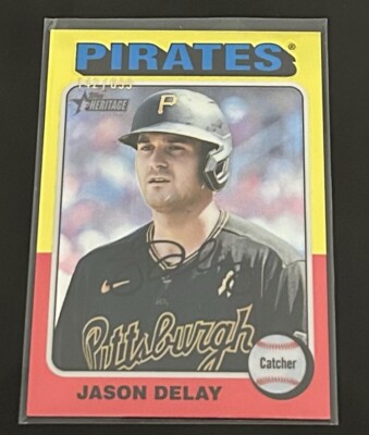 2024 Topps Heritage High Number Chrome /699 Jason Delay Pirates #233 | eBay