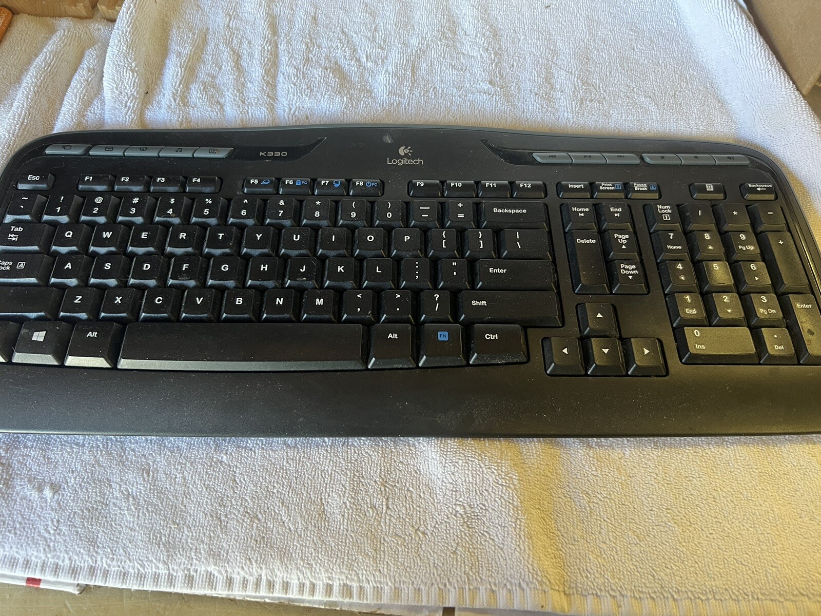 Logitech K330 Wireless Keyboard (Unifying Receiver NOT Included) | eBay