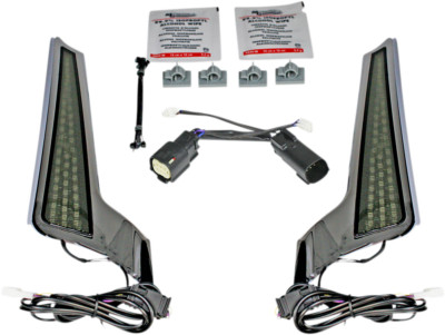 CUSTOM DYNAMICS Fascia LED Light Panels - Chrome/Smoke CD-FASCIA-SS6SC ...