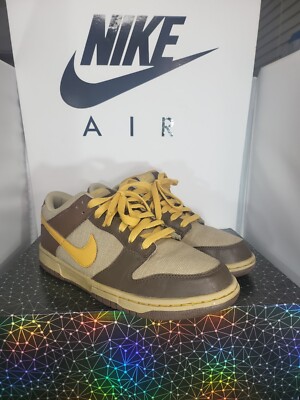 Size 8.5- Nike SB Dunk Low 6.0 2008 Dark Brown Tan 314142 271 | eBay