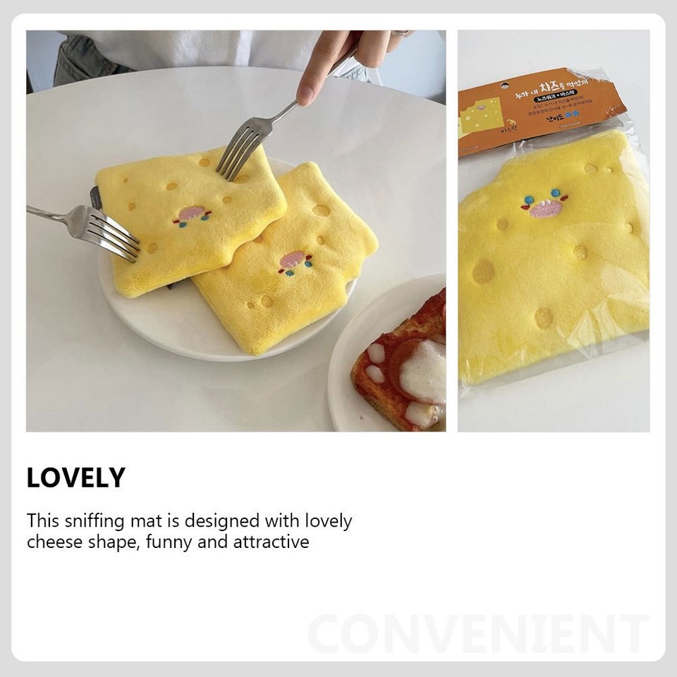 Bunny Snuffle Mat Dog Sniff Pad Adorable Cheese Sniffing Cushion | eBay ...