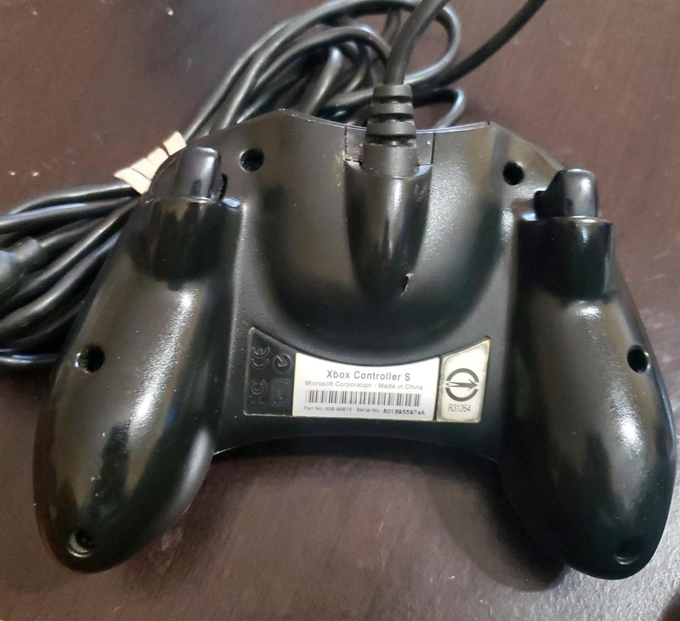 OG Original Xbox Controller S No Breakaway Cable Tested & Working Fast ...