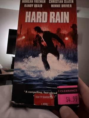 Hard Rain (VHS, 1998) 97363321330| eBay