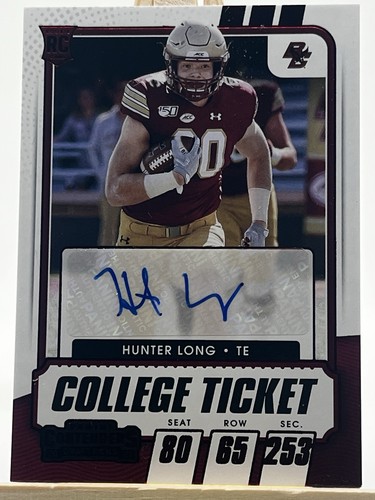 2021 Panini Contenders Draft Picks - College Ticket Autographs Hunter ...
