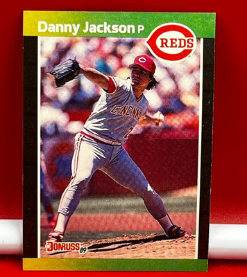 1989 Donruss Collector Baseball Trading Card Reds Danny Jackson #124 | eBay