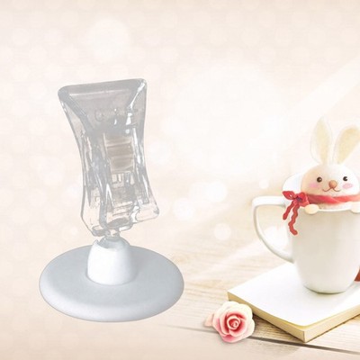 16 Pcs Stand with Clip for Paper Memo Holder Office Photo Table Note ...