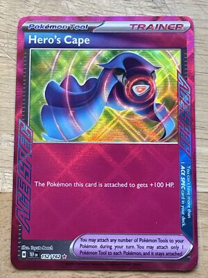 Hero's Cape - 152/162 - Ace Spec Rare - Temporal Forces - NM/M ...