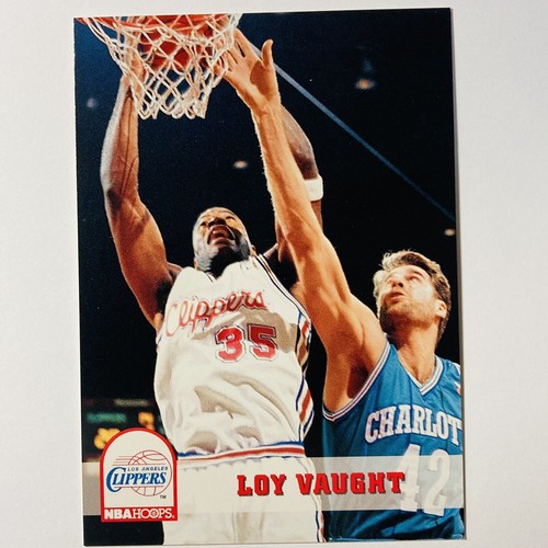 Loy Vaught #100 NBA Hoops 1993 Basketball Card (Los Angeles Clippers ...